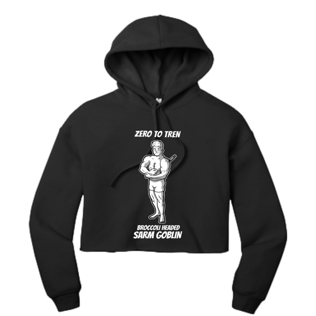 SARMS GOBLIN Cropped Fleece – Triggered Drip